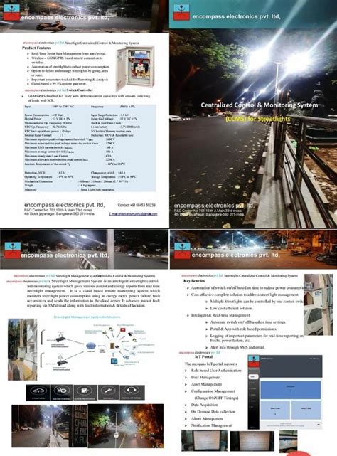 Centralized Control And Monitoring System For Street Light Led At ₹ 50000 Piece In Bengaluru