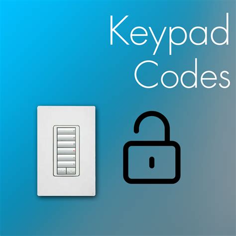 Platforms Control4 Drivers Utility Keypad Codes