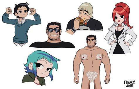 Lucas Lee Wallace Wells Ramona Flowers Todd Ingram And Envy Adams Scott Pilgrim And 3 More