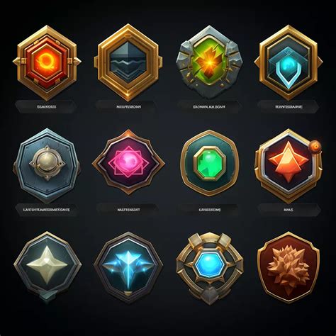 게임에서 많이 사용하는 미션 달성 배지 이미지를 생성해주는 프롬프트 오픈프롬프트 Openprompt