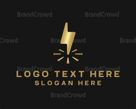 Lightning Spark Power Logo Brandcrowd Logo Maker Lightning Spark Power Logo Brandcrowd Logo Maker