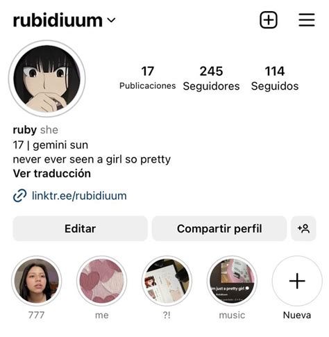 Ruby Rubidiuum • Instagram Profile Insta Bio Quotes Instagram
