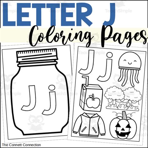 Letter J Coloring Pages By Teach Simple
