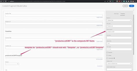 Aem Cloud Service Multiple Composite Multifields In Content Fragments Editor Raem