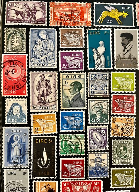 50 Stamp Ireland Eire Fun Pack Lot Of 50 Different Used Irish Stamps