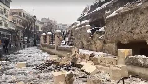 แผ่นดินไหวตุรกี เปิดภาพ ปราสาทกาซิอันเตป อายุมากกว่า 2 000 ปีพังเสียหายหนัก