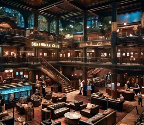 Bohemian Club Interiors