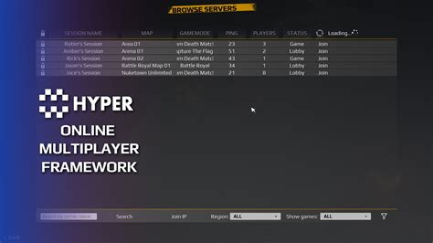 Online Multiplayer Framework Games By Hyper