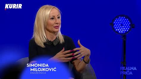 Popularna Književnica Simonida Milojkovic Otkriva Detalje Iz Svog Burnog života Youtube
