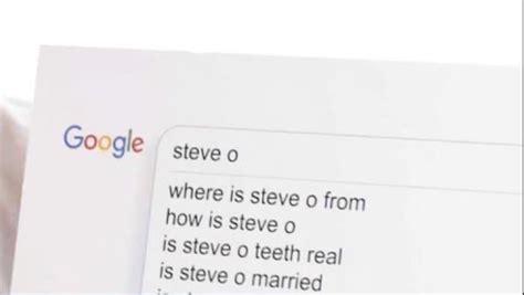 Steve O Answers The Internets Most Searched Questions About Himself Boing Boing