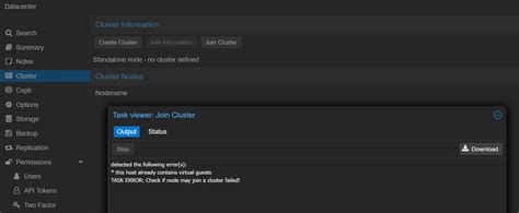 Proxmox This Host Already Contains Virtual Guests Task Error Check If