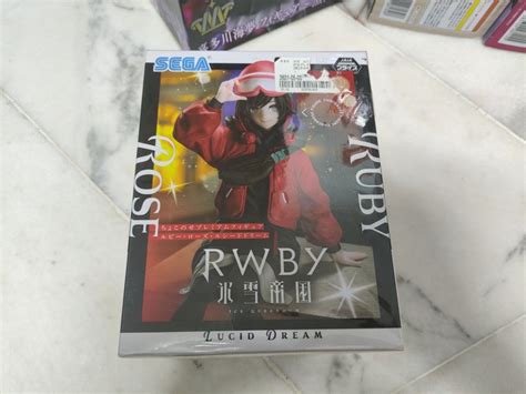 Ready Stock Sega Rwby Hyousetsu Teikoku Ruby Rose Premium Chokonose