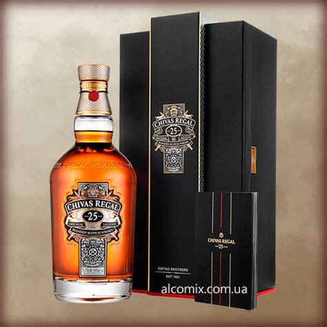 Виски Chivas Regal 25 Years Old 0,7L (Чивас Ригал 25 лет 0,7л) купить с ...
