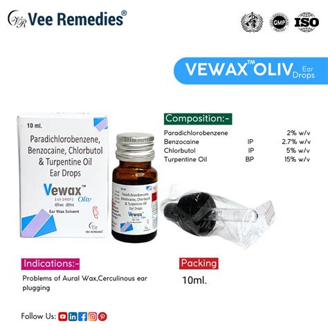 Paradichlorobenzene And Benzocaine Ear Drops At ₹ 105piece