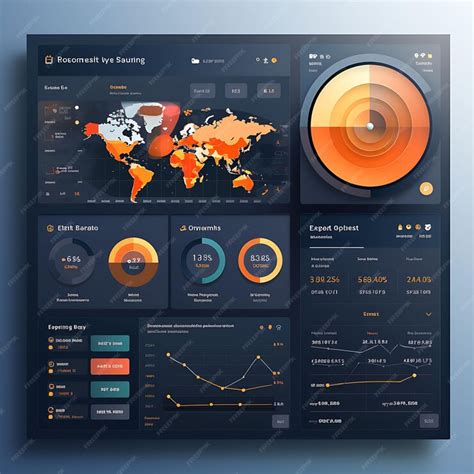 Premium Ai Image Web Dashboard Analytics Business Intelligence