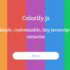 Colorify Js Tiny JavaScript Color Extractor