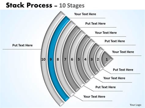 Stack Process Green Diagram PowerPoint Slides Diagrams Themes For PPT Presentations