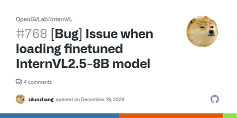 Bug Issue When Loading Finetuned Internvl25 8b Model · Issue 768