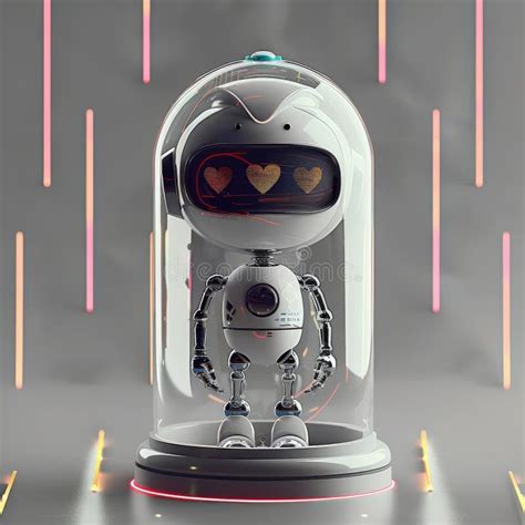 3d Rendering Of A Robot With Graduation Cap And Futuristic Aesthetic