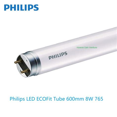 Philips 2ft 8w 4ft 16w Led Ecofit 600mm 1200mm 765 T8 Led Tube Daylight Sirim Approved