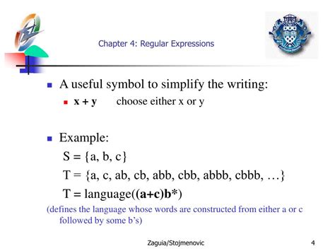 Ppt Chapter 4 Regular Expressions Powerpoint Presentation Free Download Id 41477
