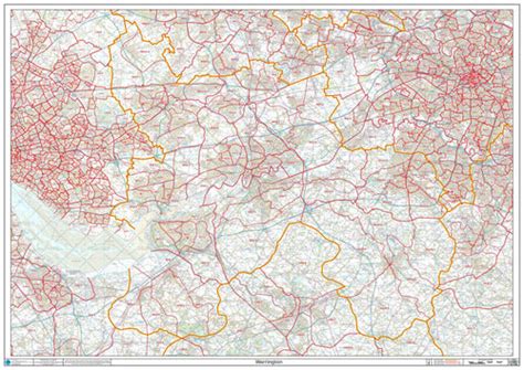 Warrington Postcode Maps For The Wa Postcode Area Map Logic