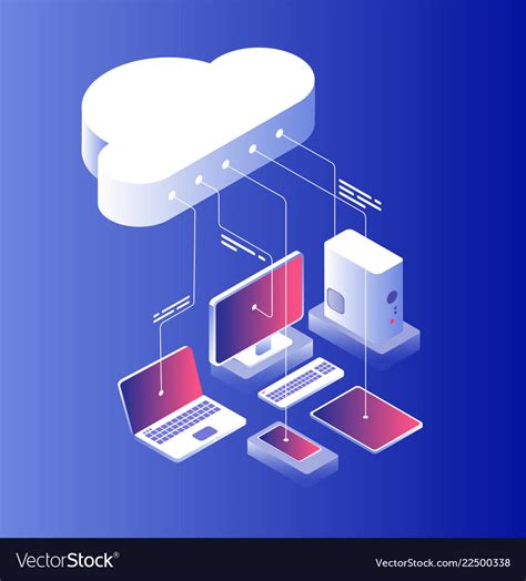 Cloud Computing Information Technology Royalty Free Vector