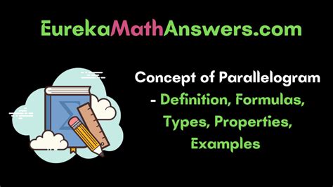 Concept Of Parallelogram Definition Formulas Types Properties Examples Eureka Math Answers