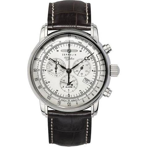 Nuevo Reloj Zeppelin De Lujo Para Hombre De Cuarzo De Cuero
