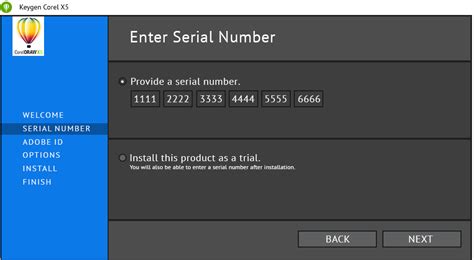 Keygen Corel X5 Free Activation Key