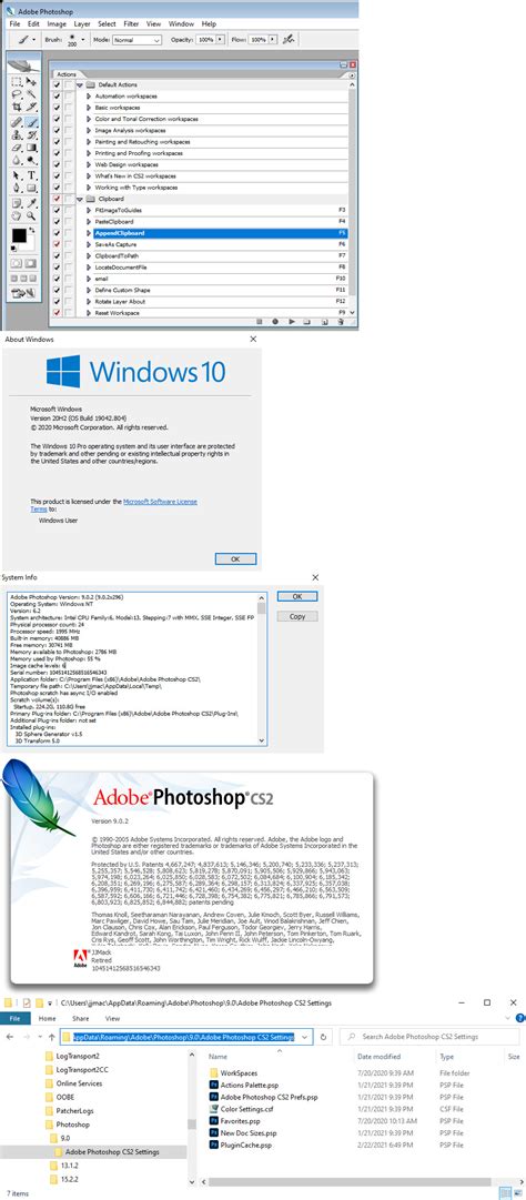 solved cs2 won t display my actions palette adobe community 11850412