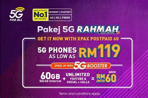 Pakej 5g Rahmah Celcom Tawar Data 60gb Serta Youtube And Sosial Tanpa
