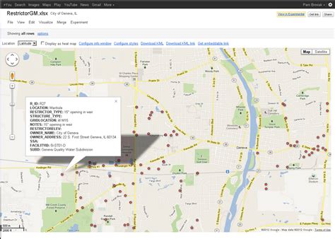 Fusion Tables Google Earth Cabinets Matttroy