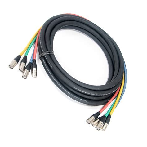 Cat6 Tactical Ethernet Cable Shielded Quad Cable With 2 Fantails On Each End Cat6 Tactical
