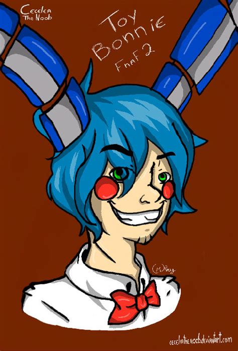 Toy Bonnie Fnaf 2 By Ceceleathenoob On Deviantart