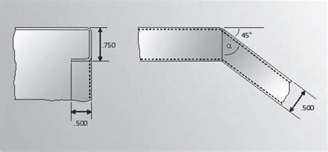 Bending Basics Digital Edition Complex Notching Other Challenges With Unequal Flanges