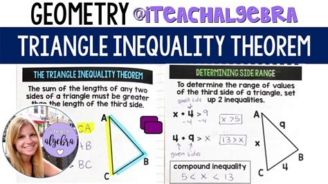 Triangle Inequality Theorem Range