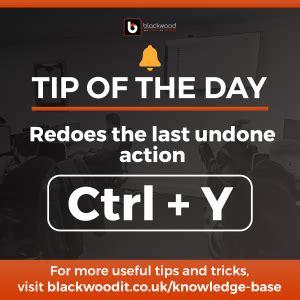 Undo And Redo Actions In Windows Blackwood IT