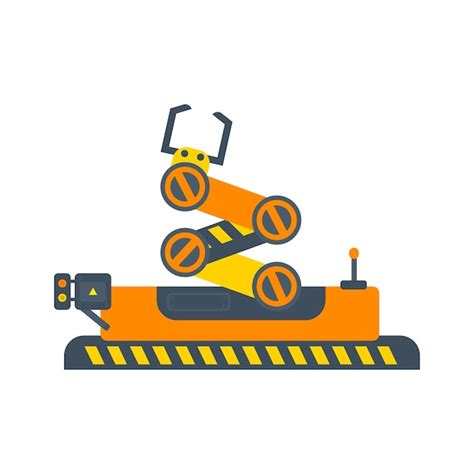 Premium Vector Automated Robotic Arm