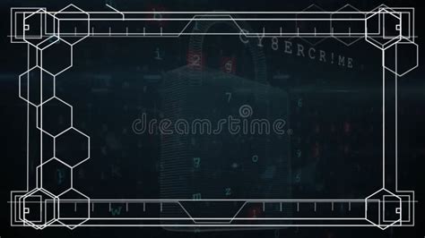 Animation Of Virus Warning Data Processing Over Black Background Stock Video Video Of Concept