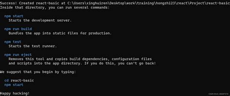 使用npxcreate React App快速搭建react项目 Csdn博客