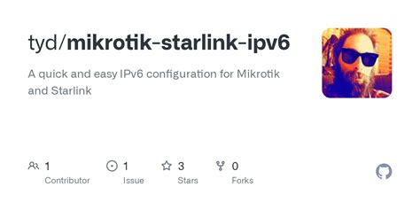 GitHub Tyd Mikrotik Starlink Ipv6 A Quick And Easy IPv6 Configuration For Mikrotik And Starlink