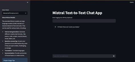 Launching Mistral Text To Text App On Github Surya P Posted On The