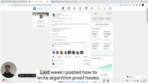 Matt Barker On Linkedin How To Beat The Linkedin Algorithm And Write 1