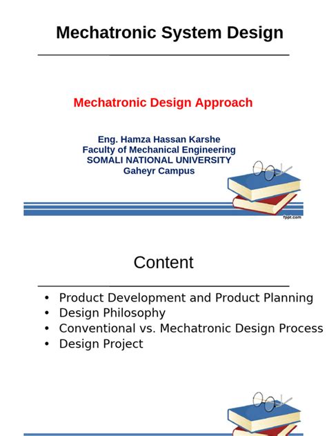Msd1 Mechatronic Design Approach Updated Download Free Pdf Design System