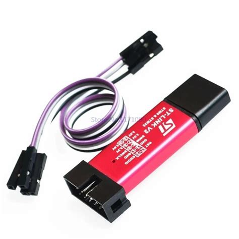 Jual St Link V2 Stlink Mini Stm8 Stm32 Stlink Downloader Programming Shopee Indonesia