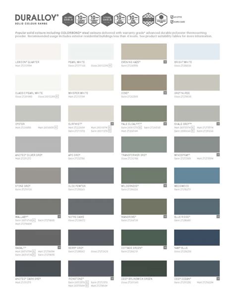Paint Color Chart Dulux Colour Chart Spray Paint Colors 41 Off