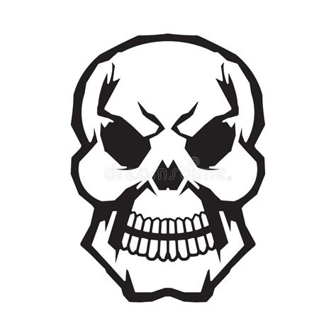 Skull Stock Vector Illustration Of Dark Horror Danger 57851199