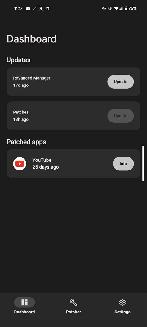 Cant Update Manager Rrevancedapp