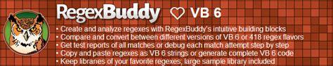 Regular Expressions In Visual Basic 6 Vb Regexp